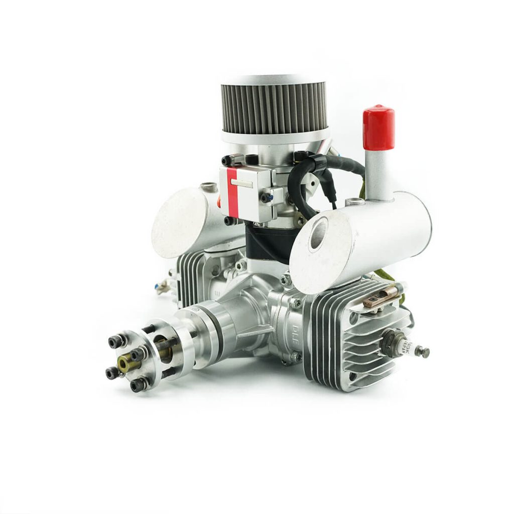 DLE60 Twin-Cylinder 2-Stroke 60cc Gasoline Engine for UAVs & Large RC ...