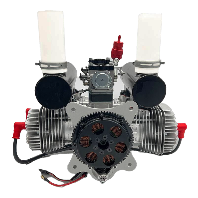DLE400 40HP 400cc Twin-Cylinder Gasoline Engine with Electric Starter & Generator – ENGINEPORT