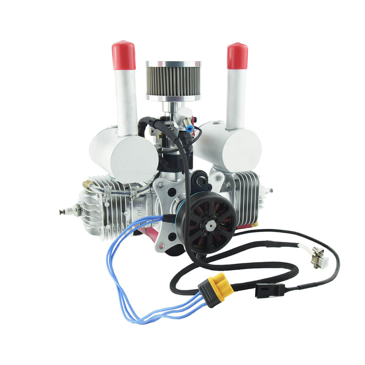 DLE60 EFI UAV Engine with Electric Starter & Alternator – 61cc Twin-Cylinder EFI Power System ...
